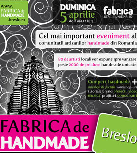 Nu rata targul de obiecte handmade din acest weekend!