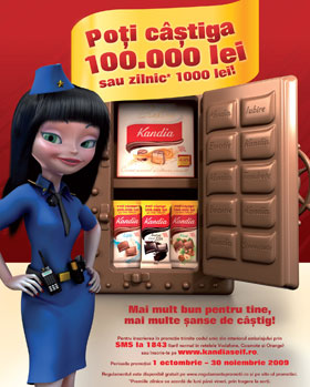 Kandia deschide seiful cu premii