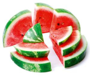 Iubitule, o felie de pepene?