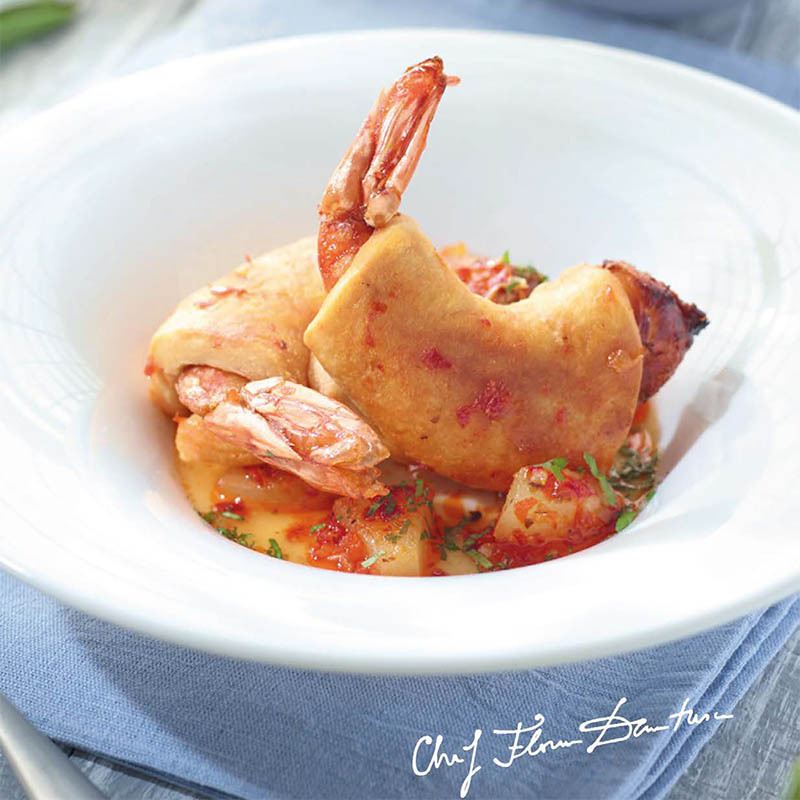 Creveţi înveliti în aluat