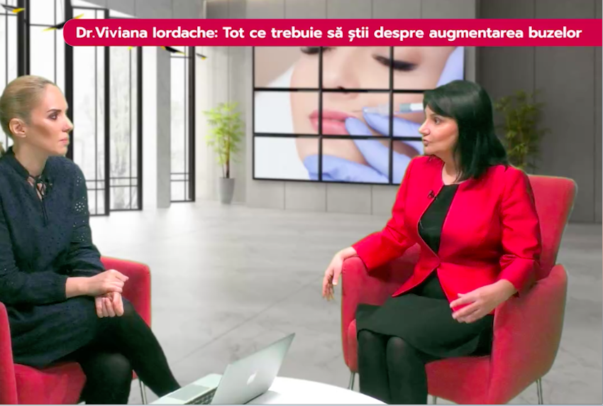 Mărirea buzelor, explicată de dr. Viviana Iordache