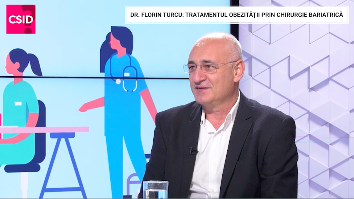 Dr. Florin Turcu, Sanador: cum se tratează obezitatea prin chirurgie ...