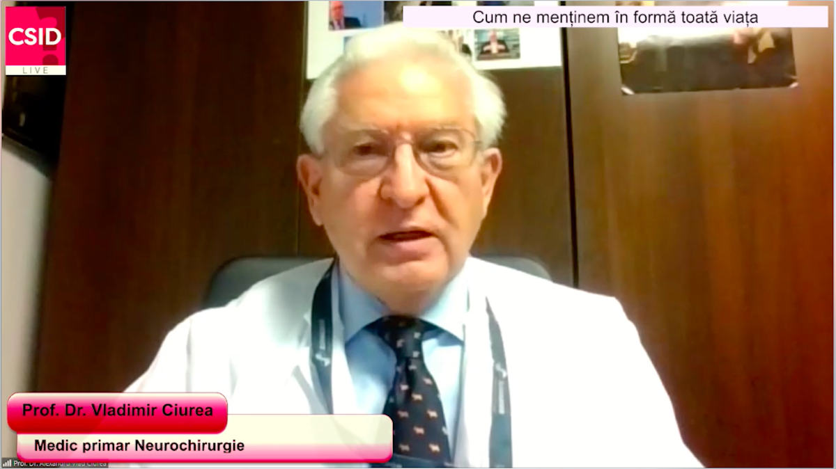 Prof. dr. Alexandru Vladimir Ciurea: obiceiurile nocive pentru creier