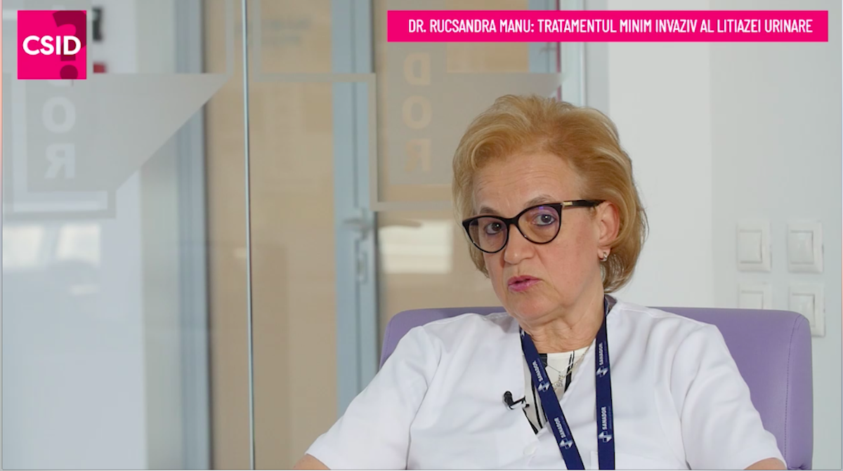 Dr. Rucsandra Manu: tratamentul modern, rapid al litiazei urinare