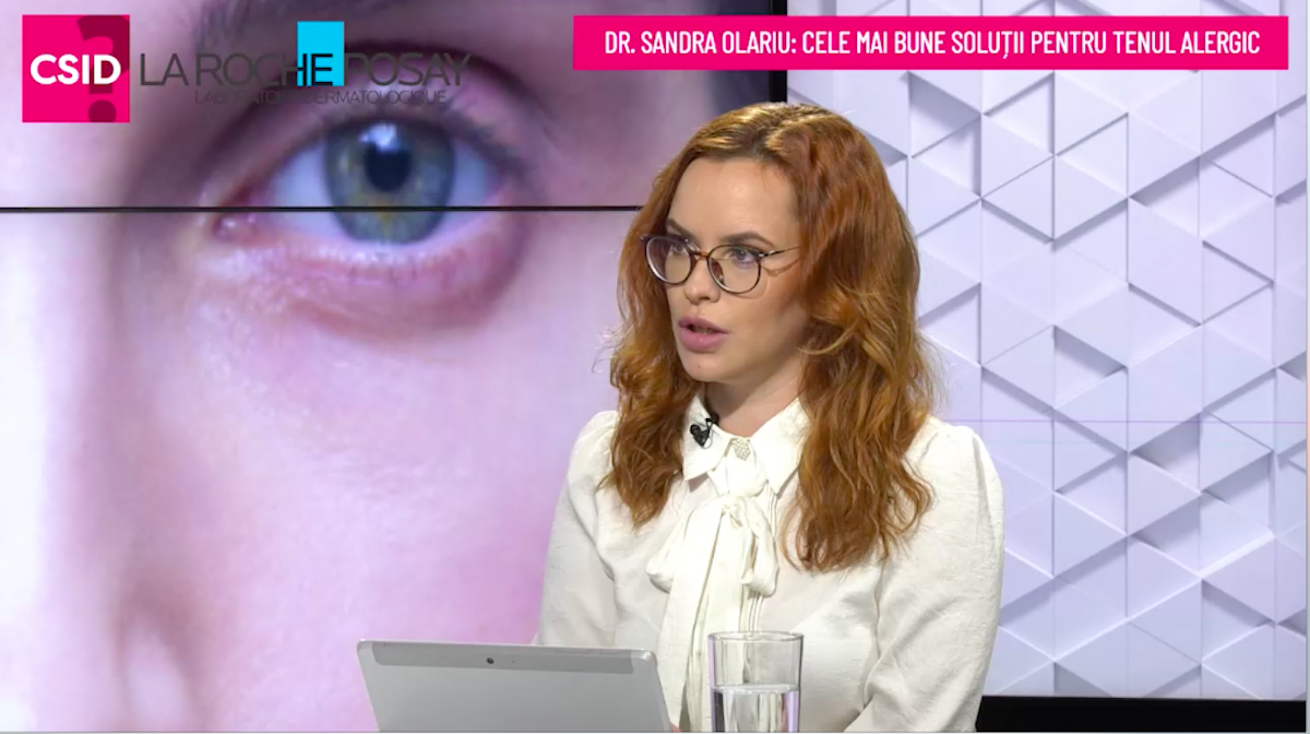 Dr. Sandra Olariu, dermatolog: cele mai bune soluții pentru tenul alergic