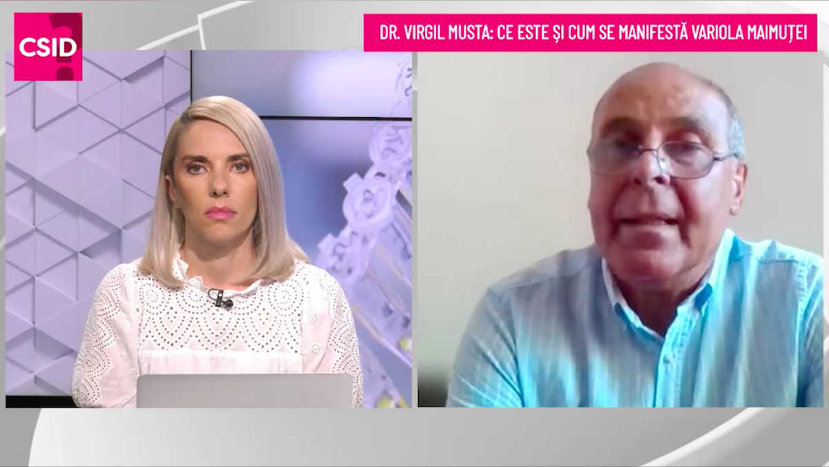 Dr. Virgil Musta: informații esențiale despre variola maimuței