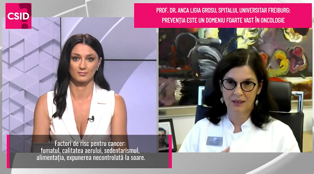 Prof. Dr. Anca-Ligia Grosu, despre prevenție în oncologie