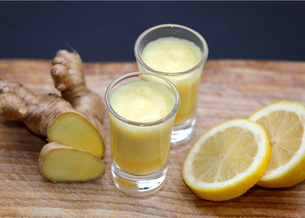 5 beneficii ale shotului de ghimbir