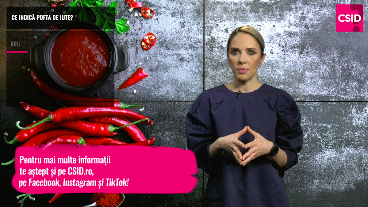 Pofta de alimente iuți: ce poate indica