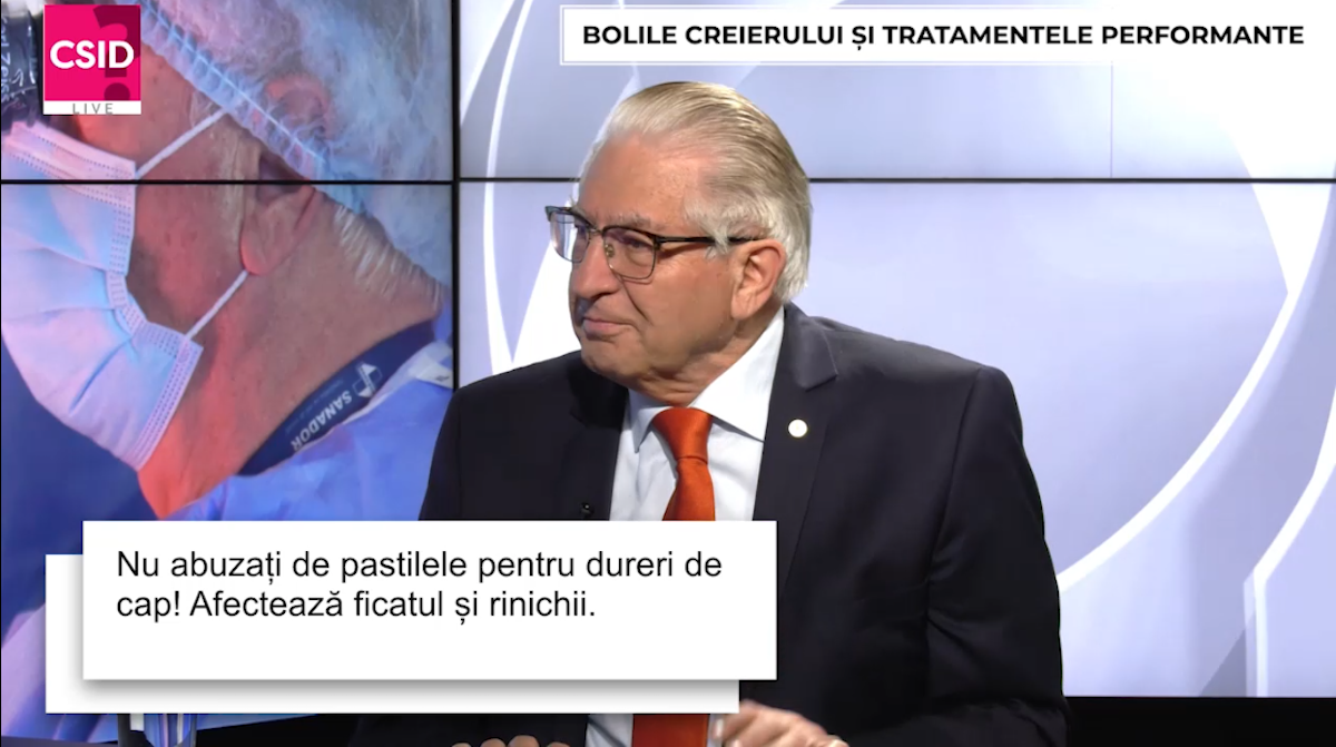 Prof. univ. dr. Alexandru-Vladimir Ciurea: cât de importantă este mișcarea pentru creier