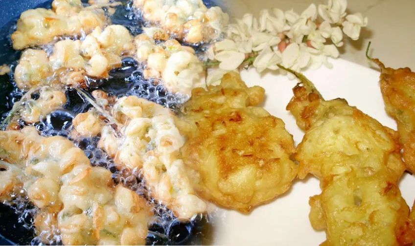 Desertul copilăriei – gogoși cu flori de salcâm. Sunt gata în doar ...