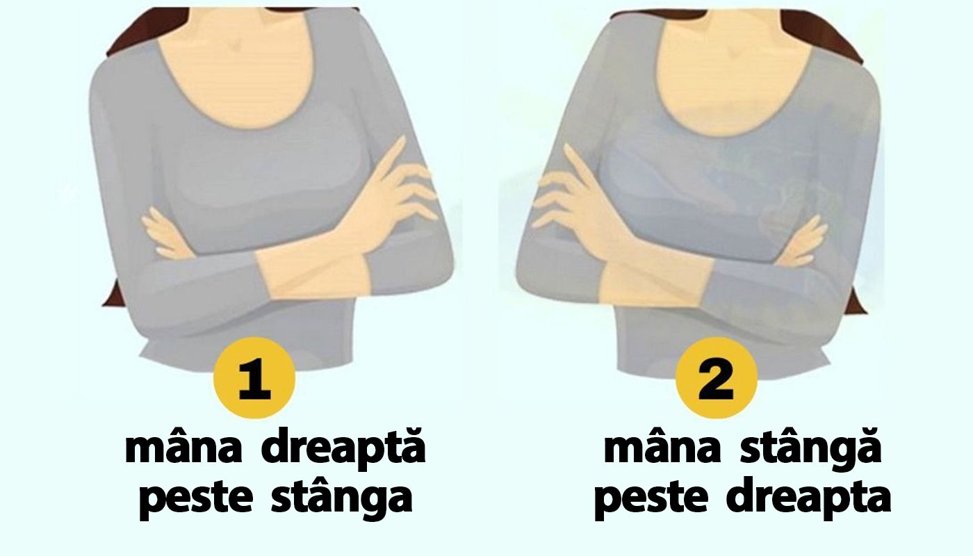 Test psihologic | Felul în care îți ții mâinile încrucișate scoate la ...