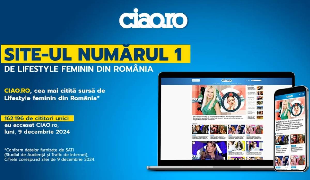 CIAO.ro, cea mai citită sursă de Lifestyle feminin din România!