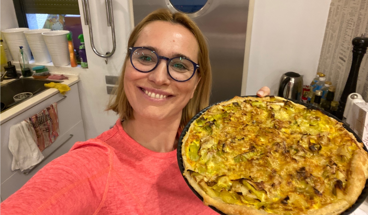 Tartă cu praz după rețeta celebră a Andreei Esca. E mâncarea preferată ...