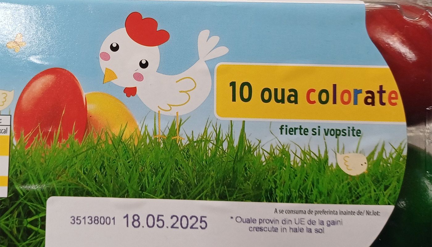 Ce sunt ouăle vopsite de la Delaco, din Mega Image, de fapt. Reacția ...