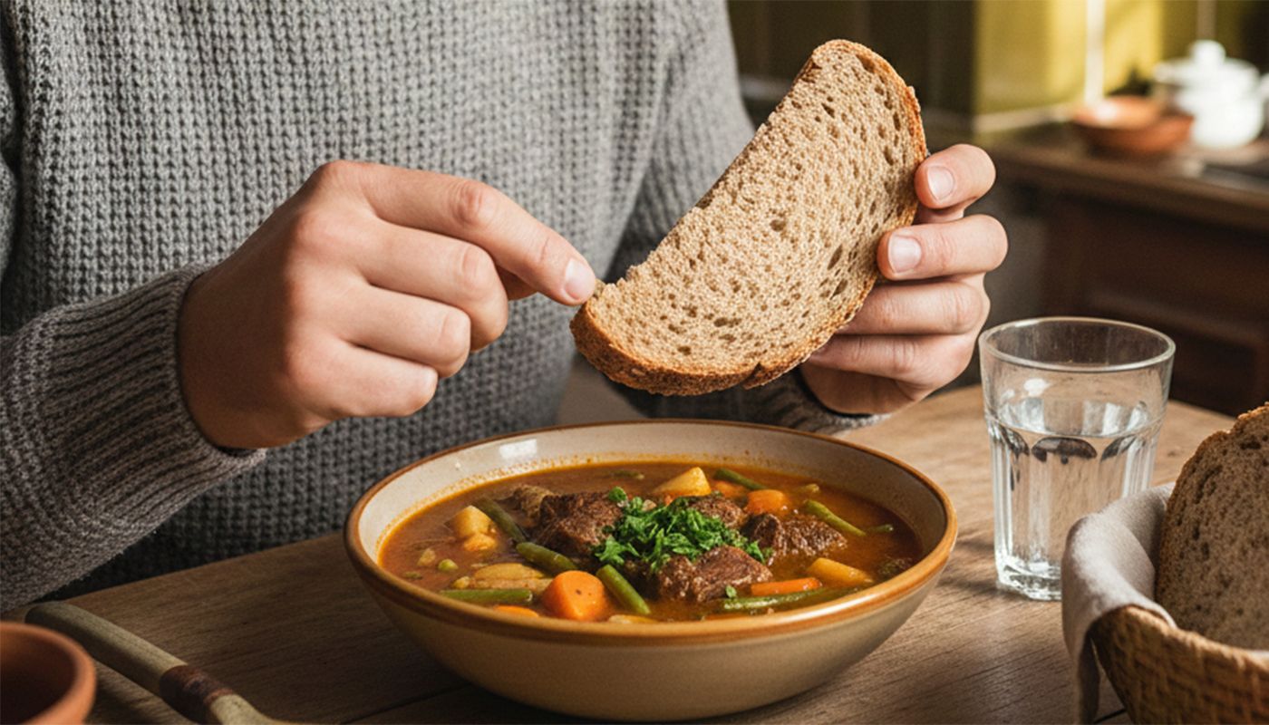 Se mănâncă sau nu ciorba cu pâine? Ce spun experții în nutriție